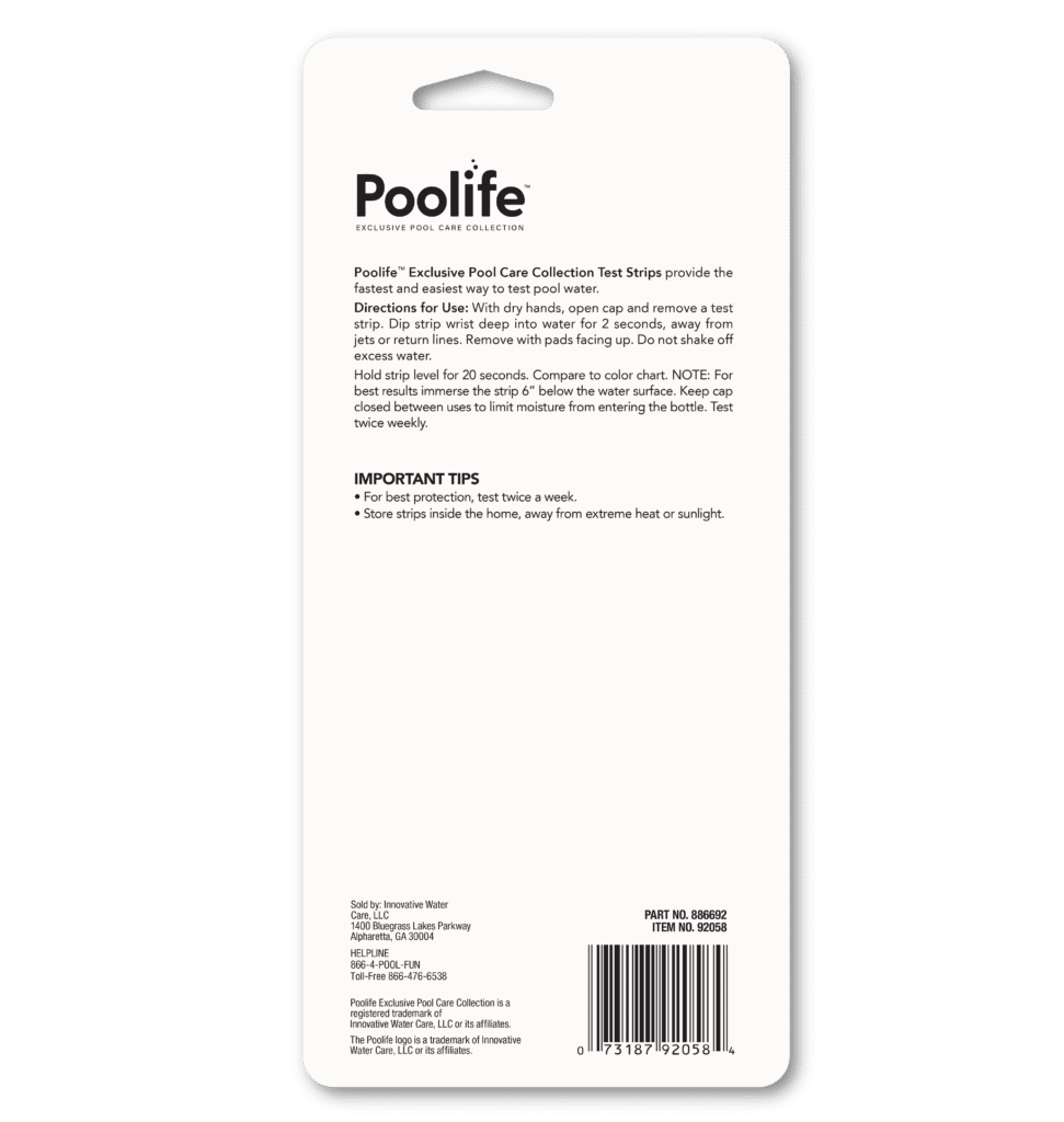 Poolife™ 6-Way Pool Test Strips | Poolife™