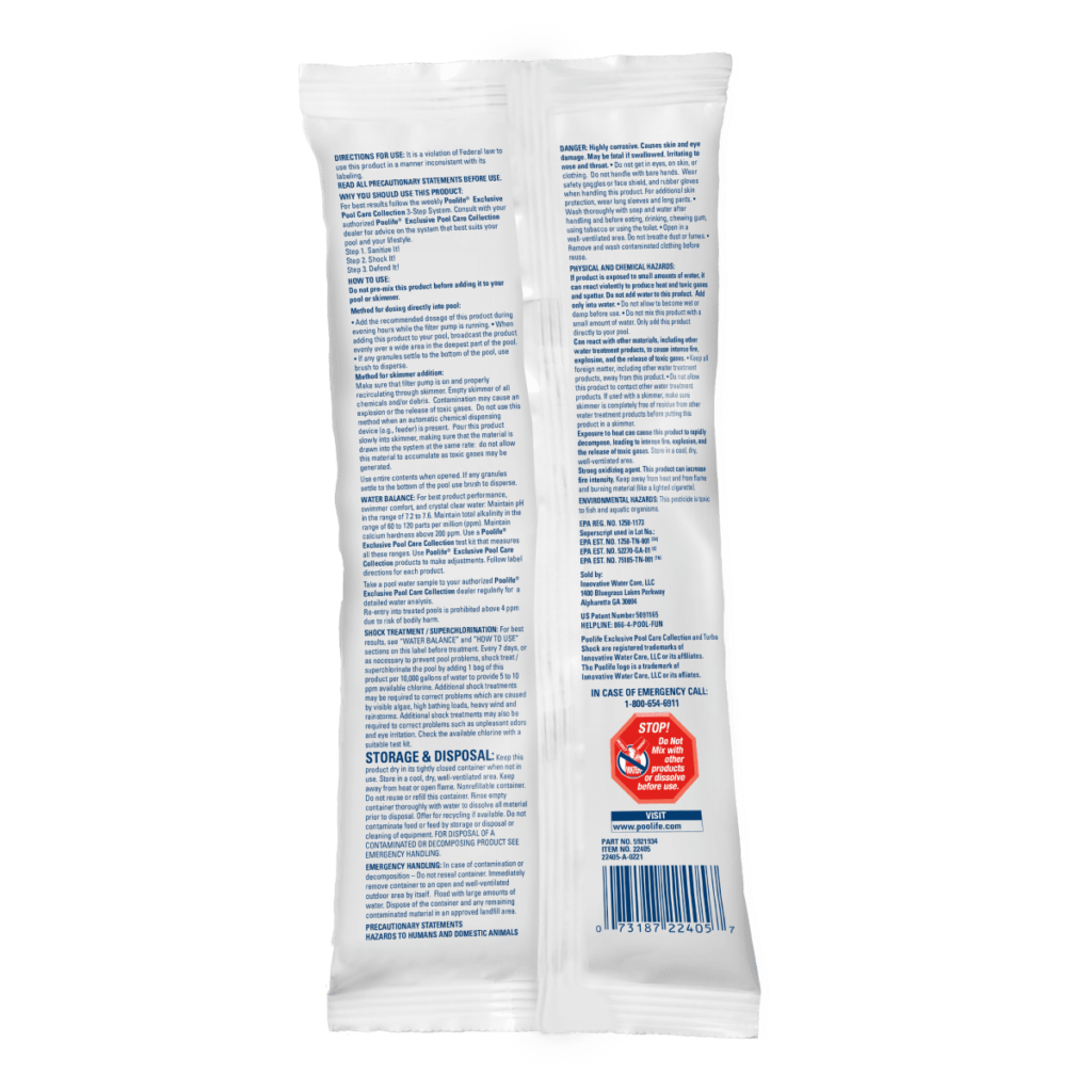 Poolife™ TurboShock™ Pool Shock Treatment | Poolife™