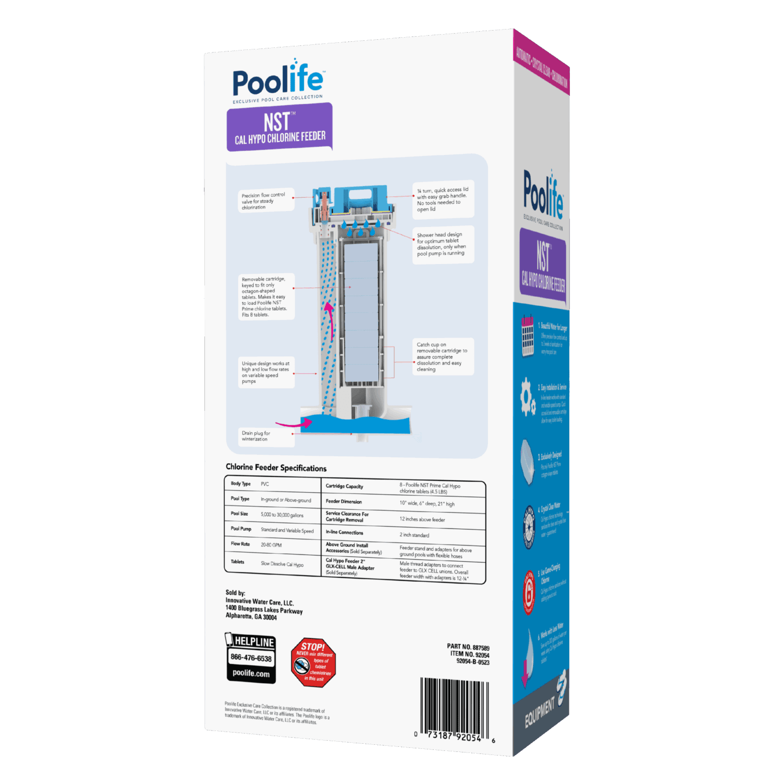 Poolife™ NST™ Prime Automatic Pool Chlorine Feeder | Poolife™